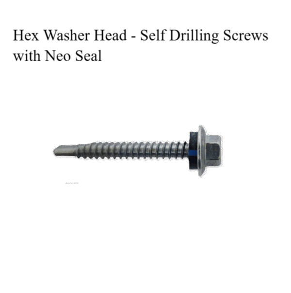 M5.5 x 40 Hex Washer Head - Self Drilling Screws with Neo Seal - SD ...